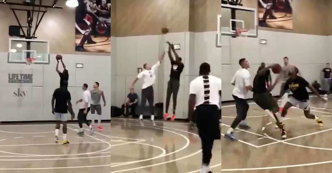 Kevin Durant et John Wall sont en jambes et brillent dans un pick up game