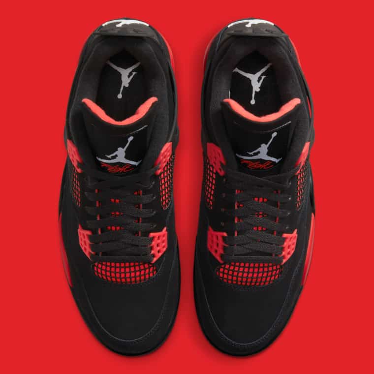 Les images officielles de la Air Jordan 4 Red Thunder