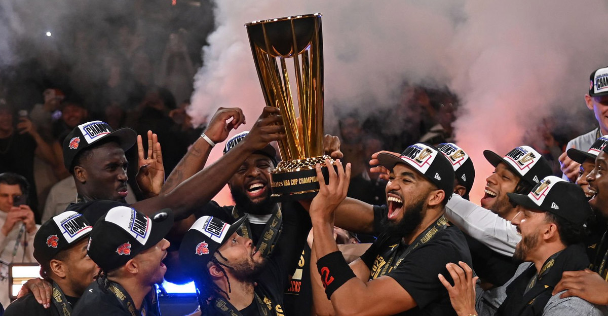 Josh Hart fait le coup de la petite olive à Jalen Brunson